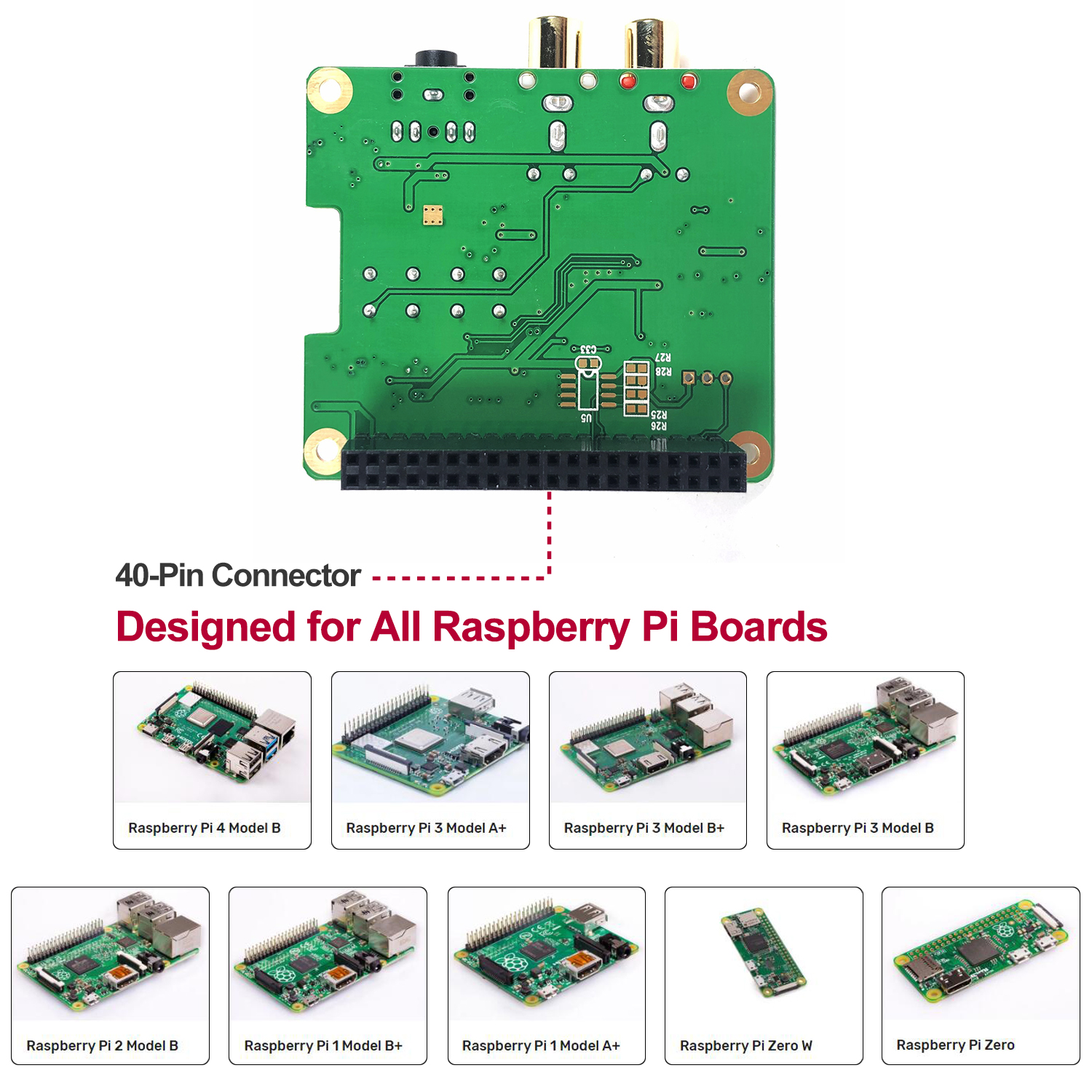 Raspberry_Pi_HiFi_DAC_HAT_PCM5122_HiFi_DAC_Audio_Card_Expansion_Board ...